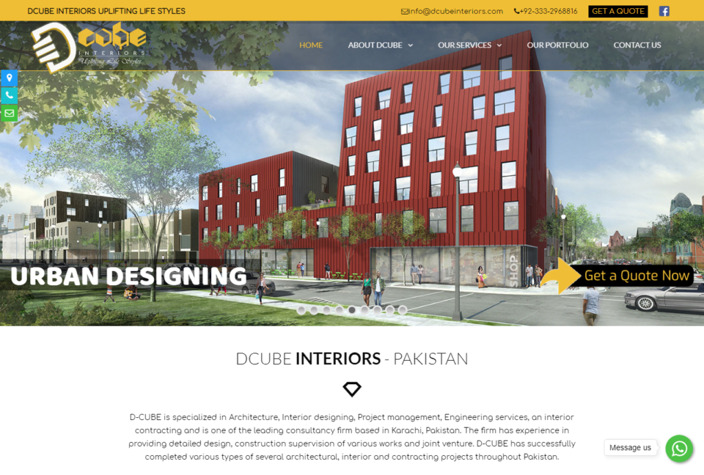 Dcube Interiors - AISH TYCOONS || PK's NO. 1 WEB DEVELOPMENT COMPANY ...